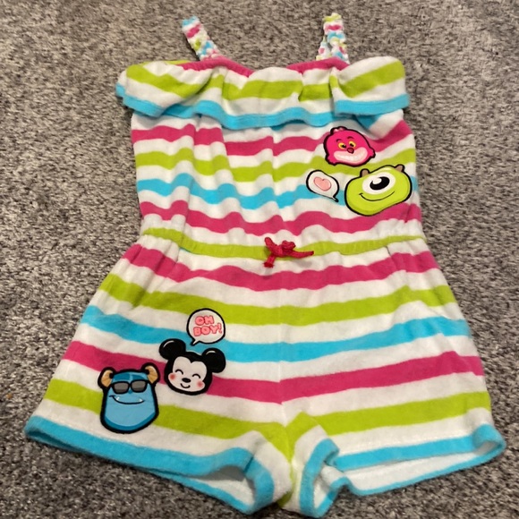 Disney | Swim | Disney Terry Cloth Pool Coverup With Removable Straps ...